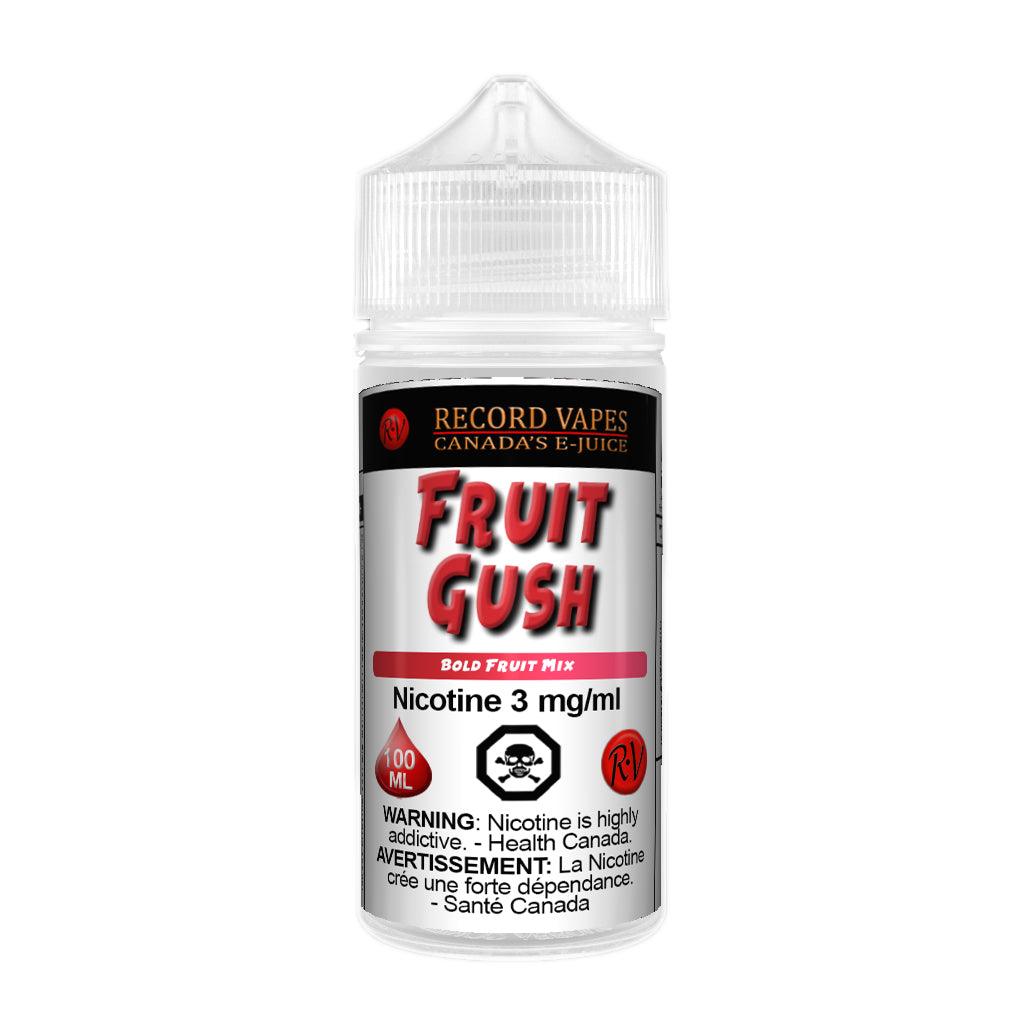 Fruit Gush 100ml Freebase E-Liquid by Record Vapes | Underground Vapes
